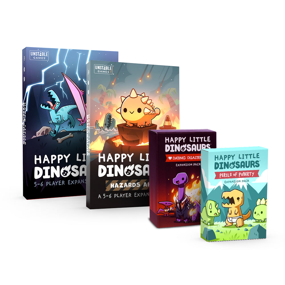 Happy Little Dinosaurs: 4 Expansion Bundle – UnstableGames